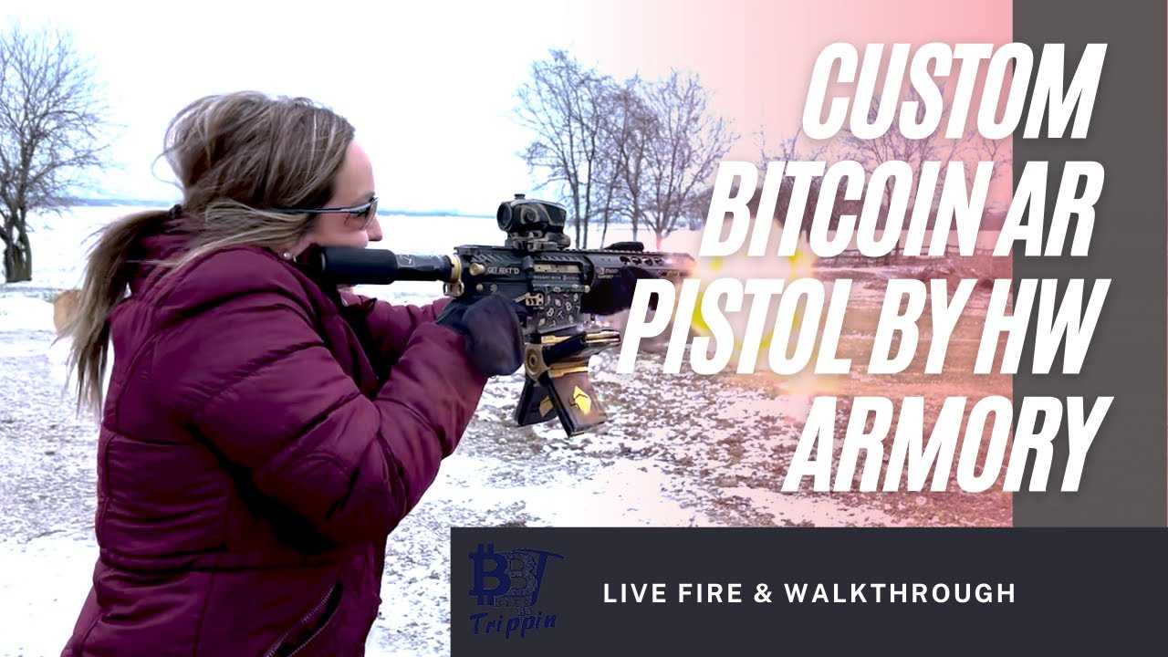 Bitcoin Custom AR Pistol with Live Fire - YouTube