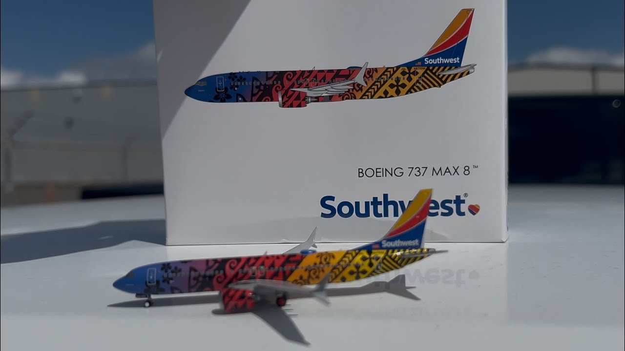 Gemini Jets 1:400 Southwest Imua One Boeing 737 MAX 8 Model Review At ...