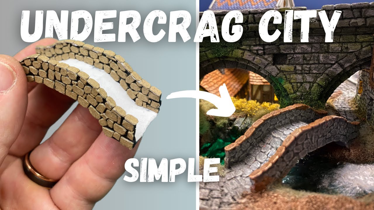 Ep.24 Miniature Stone Bridge Tutorial | Learn how to scratch build ...