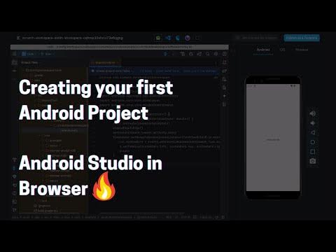 Creating your First Android Project in Kotlin | No setup required - YouTube