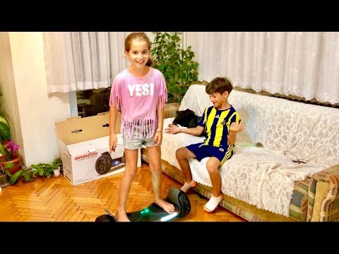 Ecrin Su Çoban Ve HÜSO'ya Hediye Yeni 8,5 İnch Howerboard. Kutu Açılım, Tanıtım Ve İlk Sürüş.