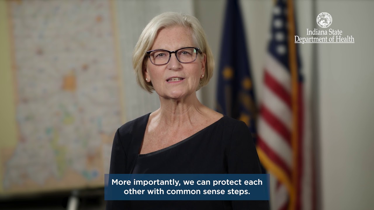 A message from Indiana State Health Commissioner Dr. Kris Box on the ...