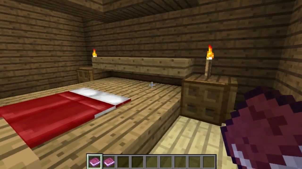 Minecraft Crafting: Bed Ideas/Desgins! - YouTube