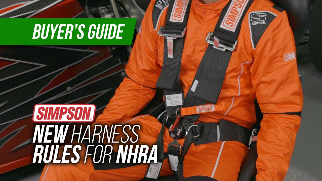 Simpson - New Harness Rules for NHRA Advanced ET Classes - YouTube