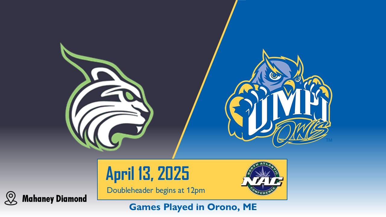 UMPI Owls Baseball vs. Lesley University - YouTube