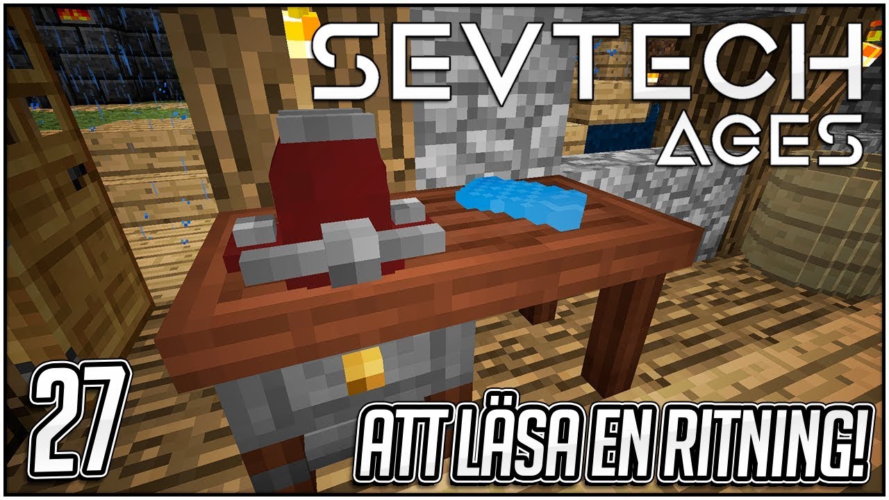 ATT LÄSA EN RITNING! - #27 - Minecraft: Sevtech - Ages "Modpack" - YouTube