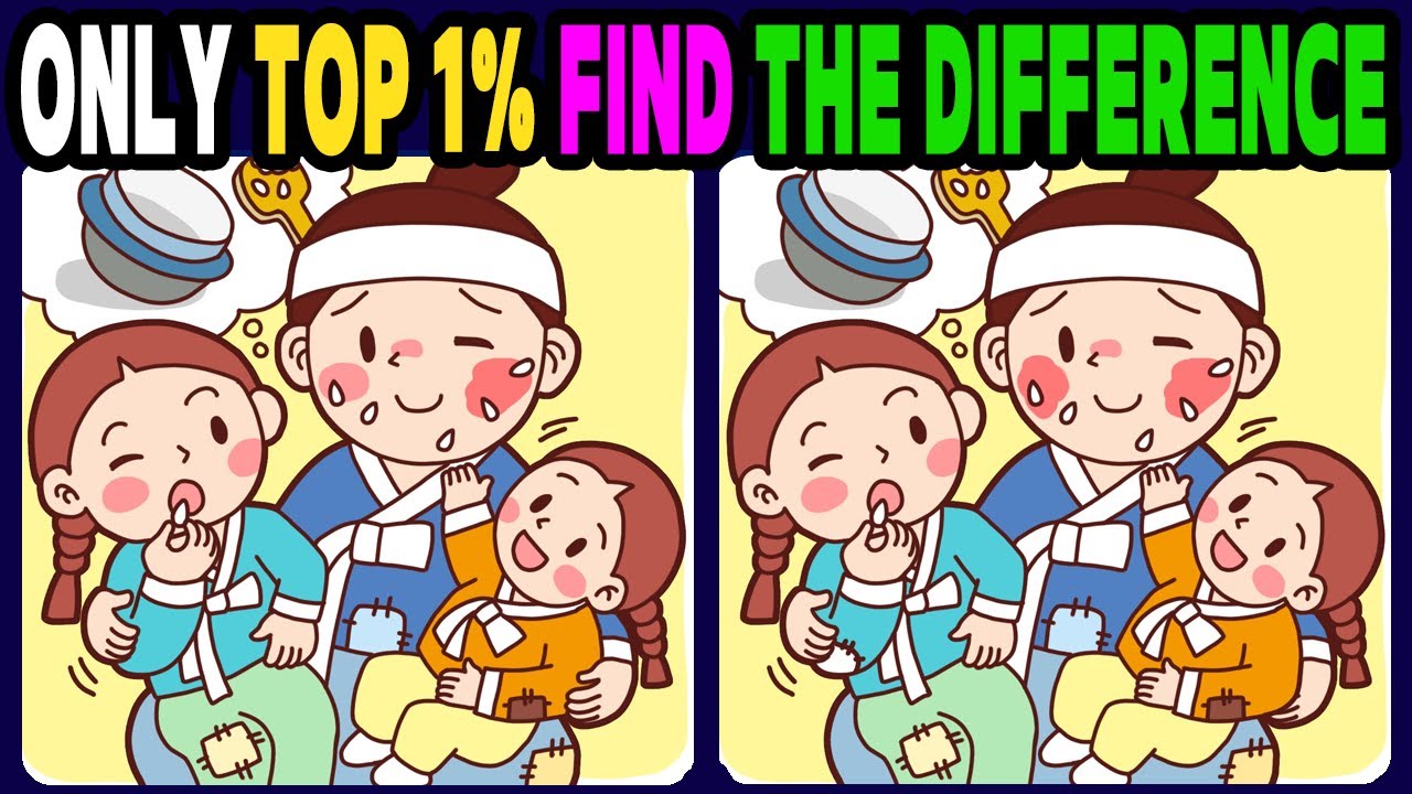 【Spot the difference】Only top 1% find the differences / Let's have fun ...