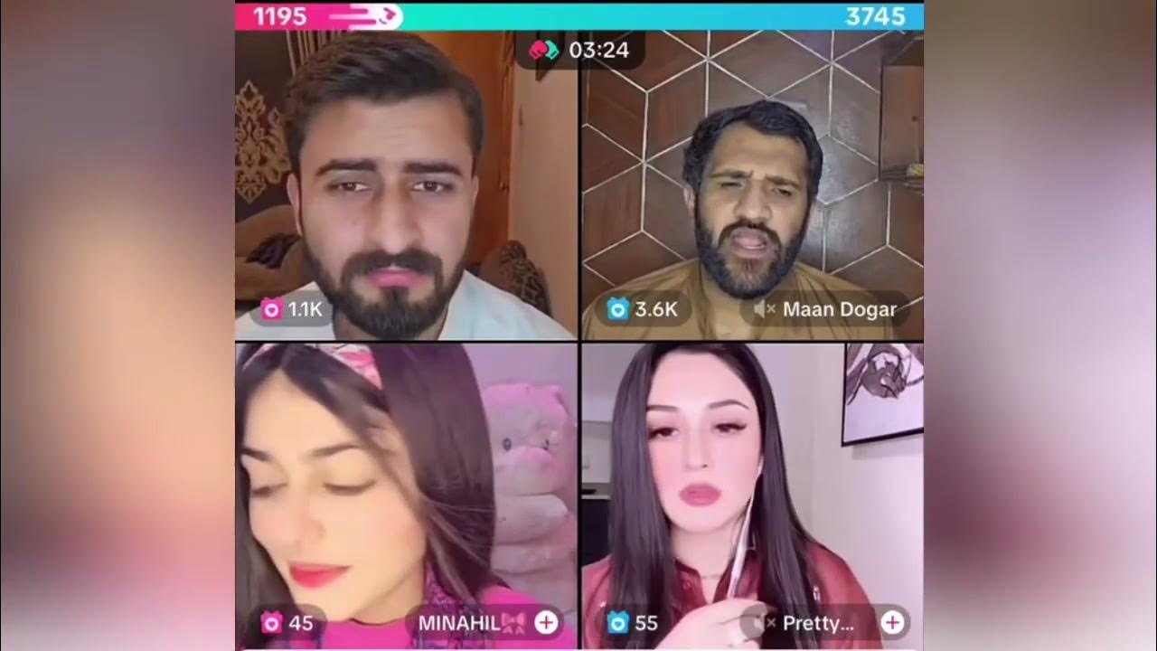 Haider Shah vs Maan Dogar | Maan Dogar Funny Match 😆😂TikTok Live Bash 😱 ...