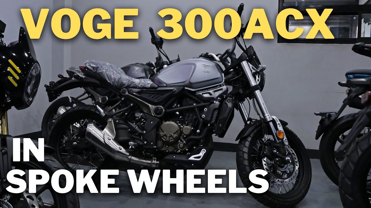 Voge 300ACX - a 300cc Classic Bike in Spoke Wheels - YouTube