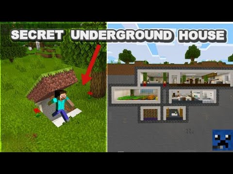 The most Modern Secret underground house in Minecraft!? - YouTube
