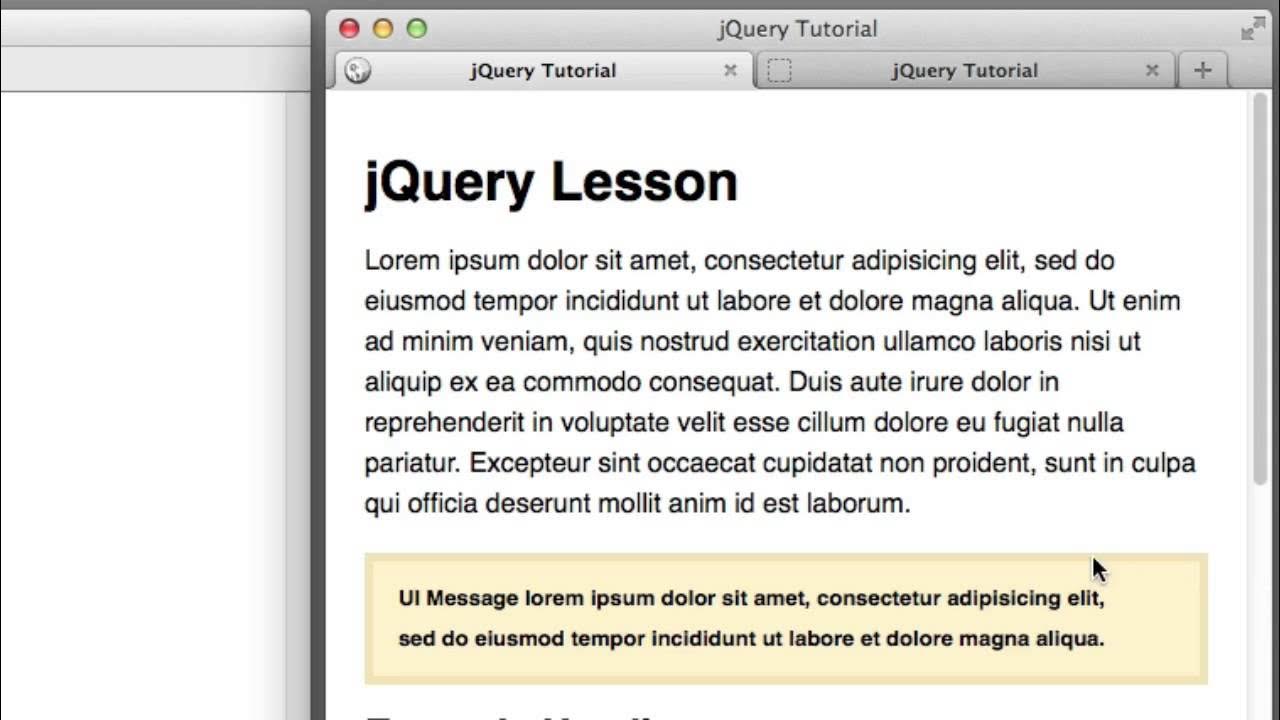 JavaScript and jQuery Tutorial (for Beginners) - YouTube