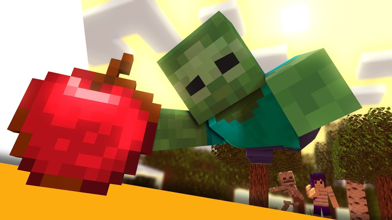 I Want Apple! Minecraft animation (mineimator) - YouTube