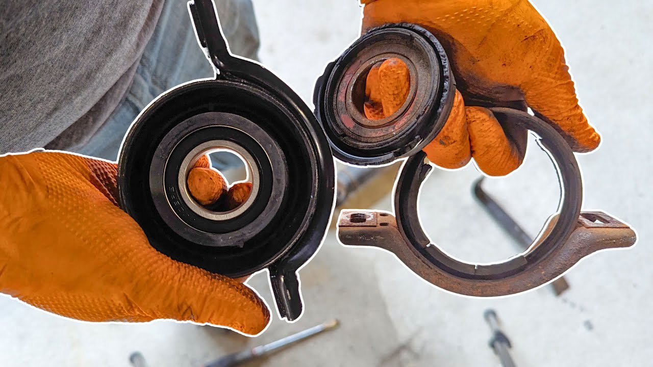 How to Fix a Chrysler Center Bearing and Driveshaft Guibo for Cheap ...