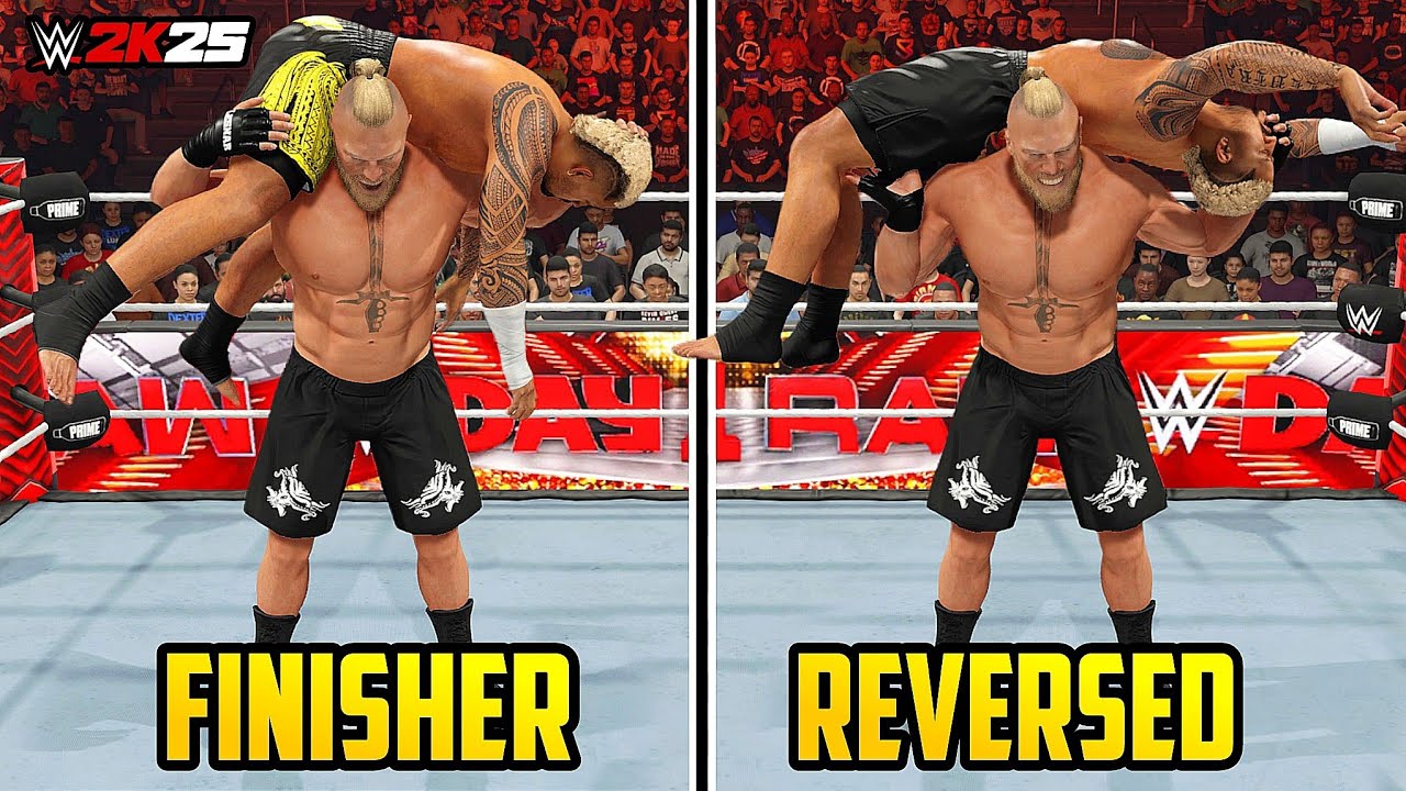 50 Best Reverse Finisher Versions You Can Do in WWE 2K25 - YouTube