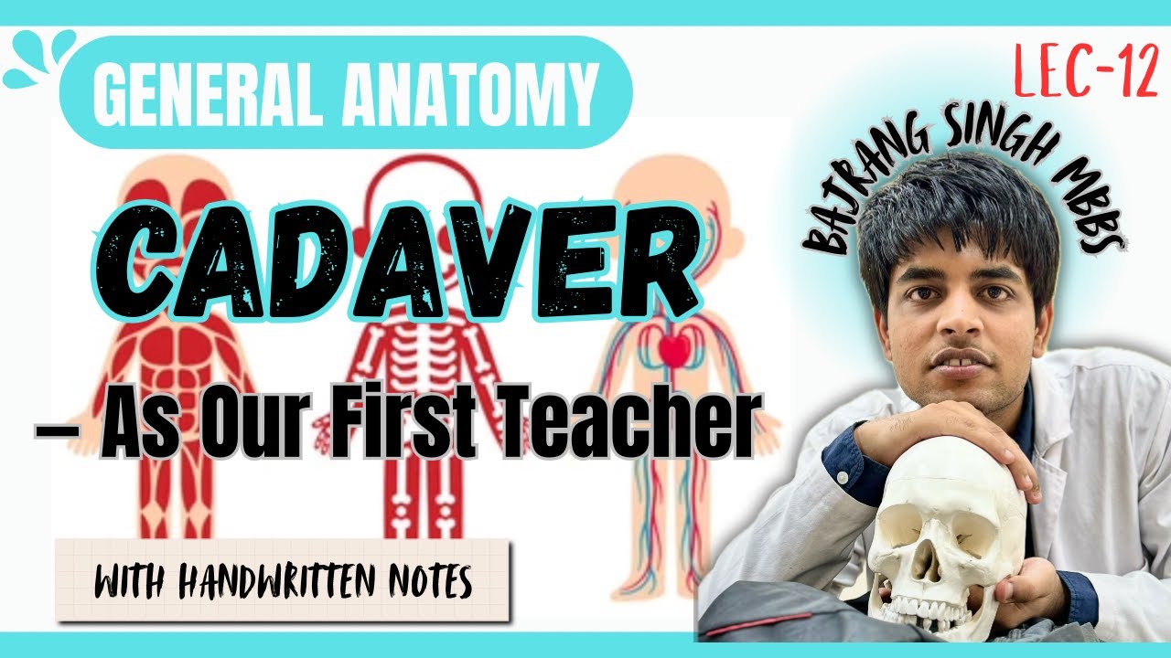 Cadaver - as our first teacher ll Cadaver Anatomy ll Embalming of ...