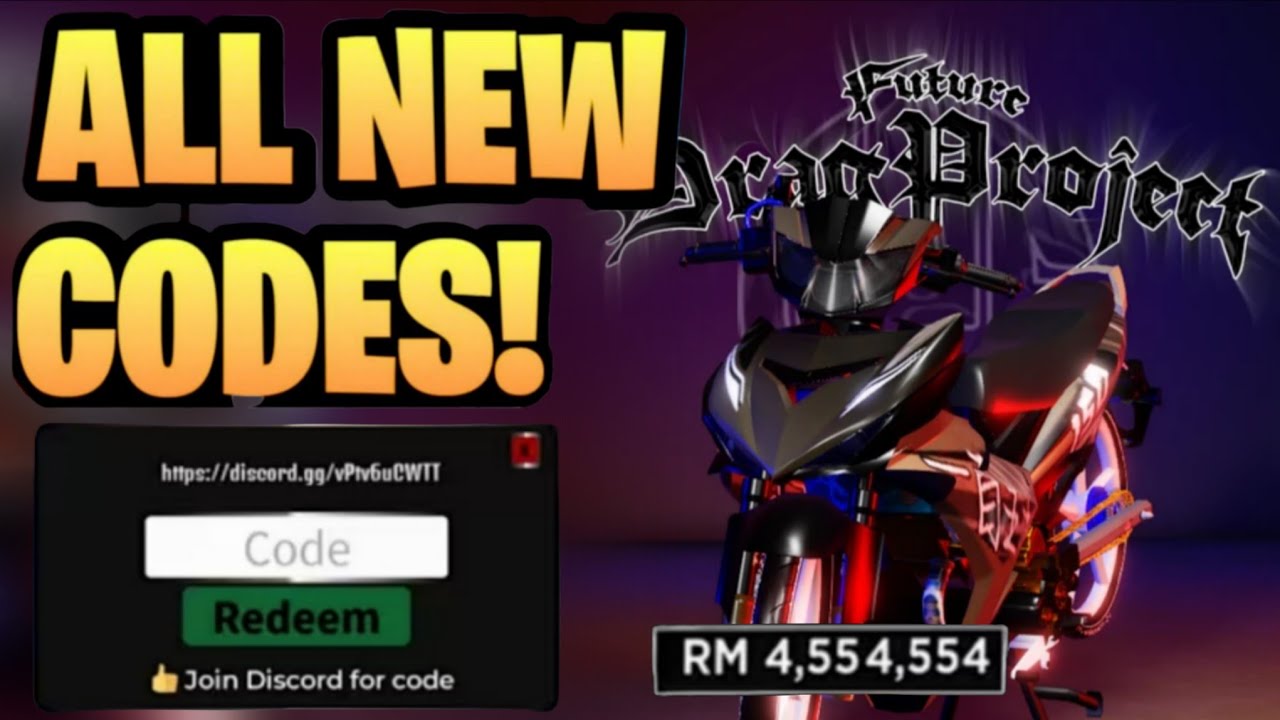 *NEW* ALL WORKING CODES FOR DRAG PROJECT FUTURE IN JUNE 2025! ROBLOX ...