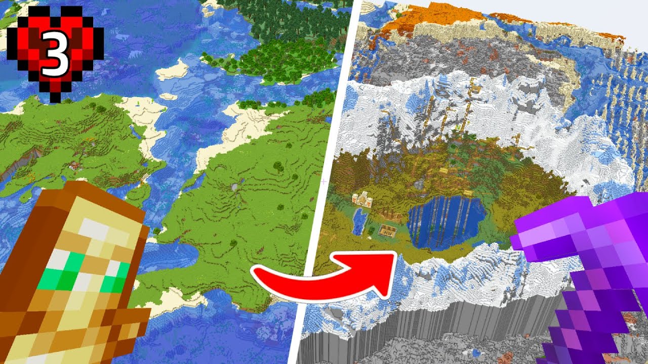 I Built The Perfect Seed in Minecraft Hardcore - YouTube