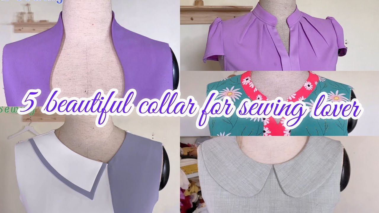5 Amazing Ways to design different collar for your outfits| sewing ...
