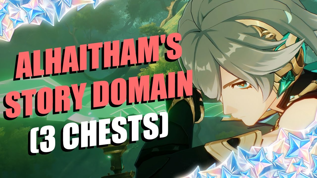 Alhaitham's Story Domain | Secret Cavern (3 Chests) | Genshin Impact 3. ...