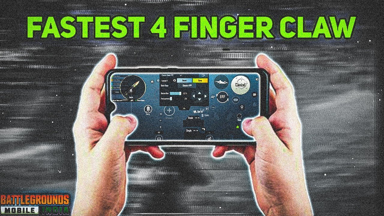 BGMI 4 FINGER CLAW | 4 FINGER CLAW BGMI | FASTEST 4 FINGER CLAW | BEST ...