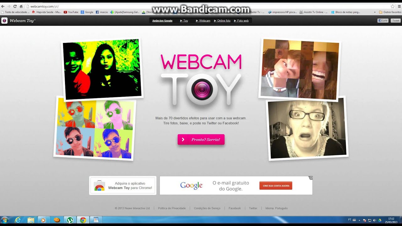 como tirar foto com a web cam em hd - YouTube