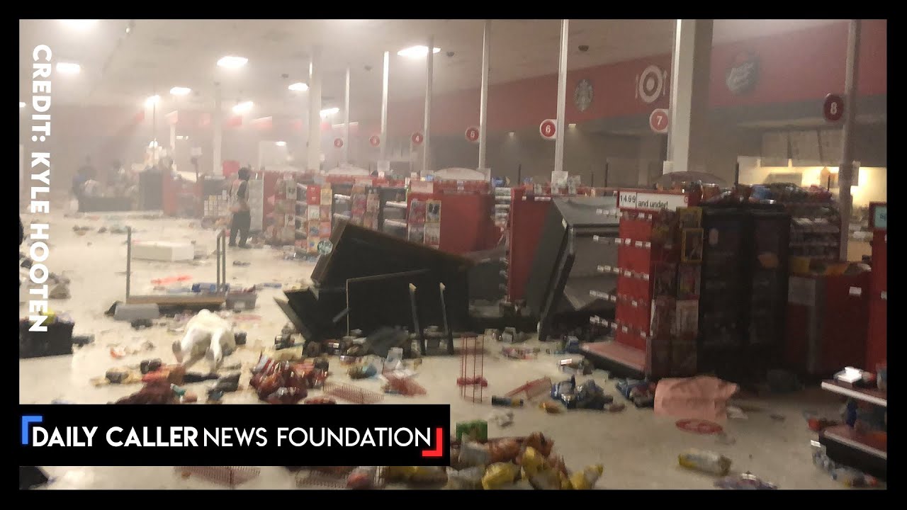 Day 2 Of Looting: Minneapolis Target Is Completely Destroyed - YouTube