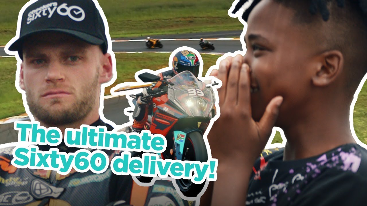 Sixty60 & Brad Binder deliver a dream - YouTube