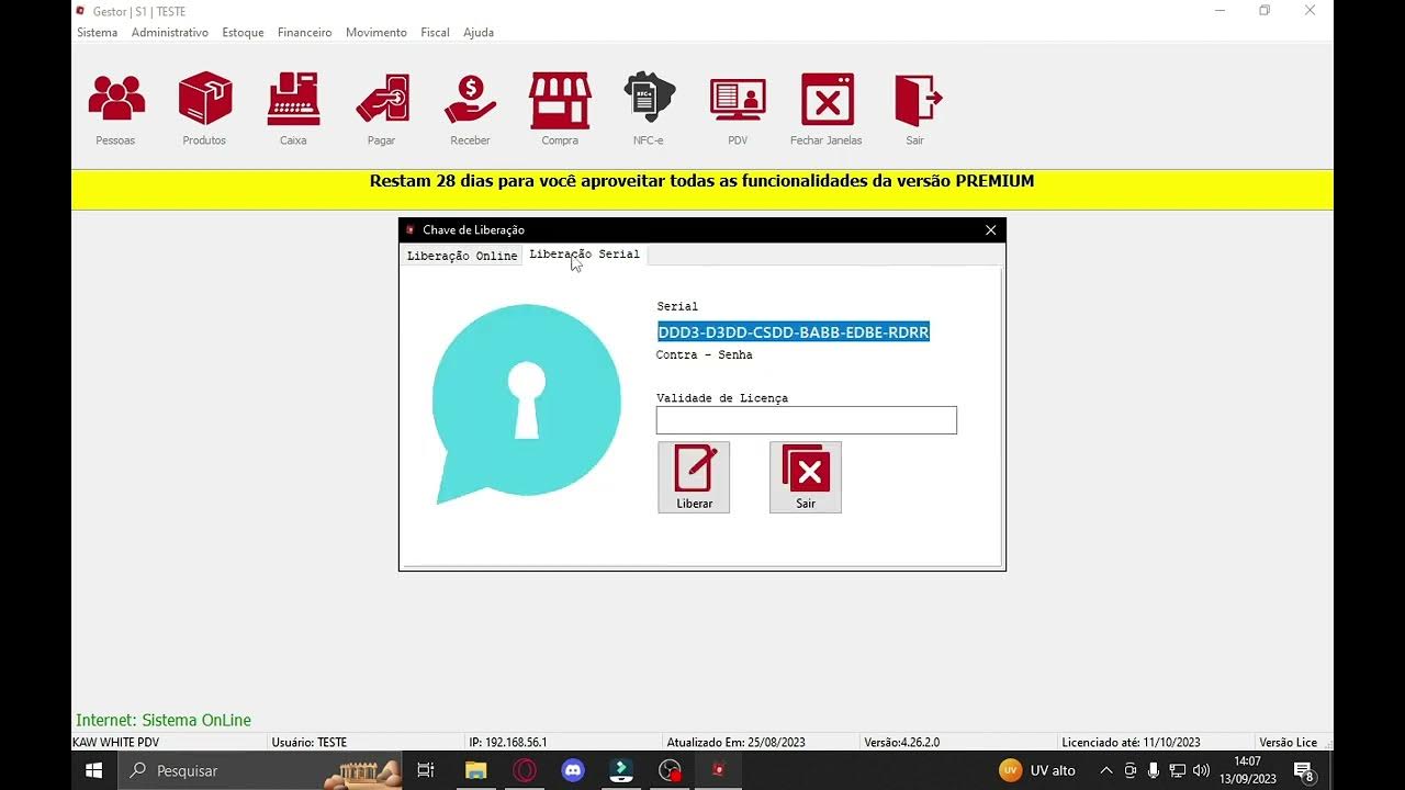 COMO LOCALIZAR SEU SERIAL - Sistema PDV Kaw White - YouTube