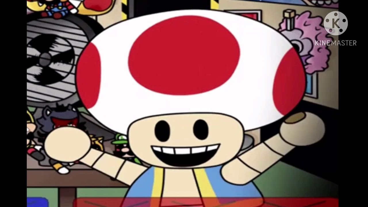 Balloon Toad and FNAS 1 Mario when they see that Princess Peach is dead ...