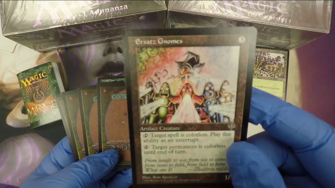 Magic: the Gathering Mirage Starter opening! - YouTube