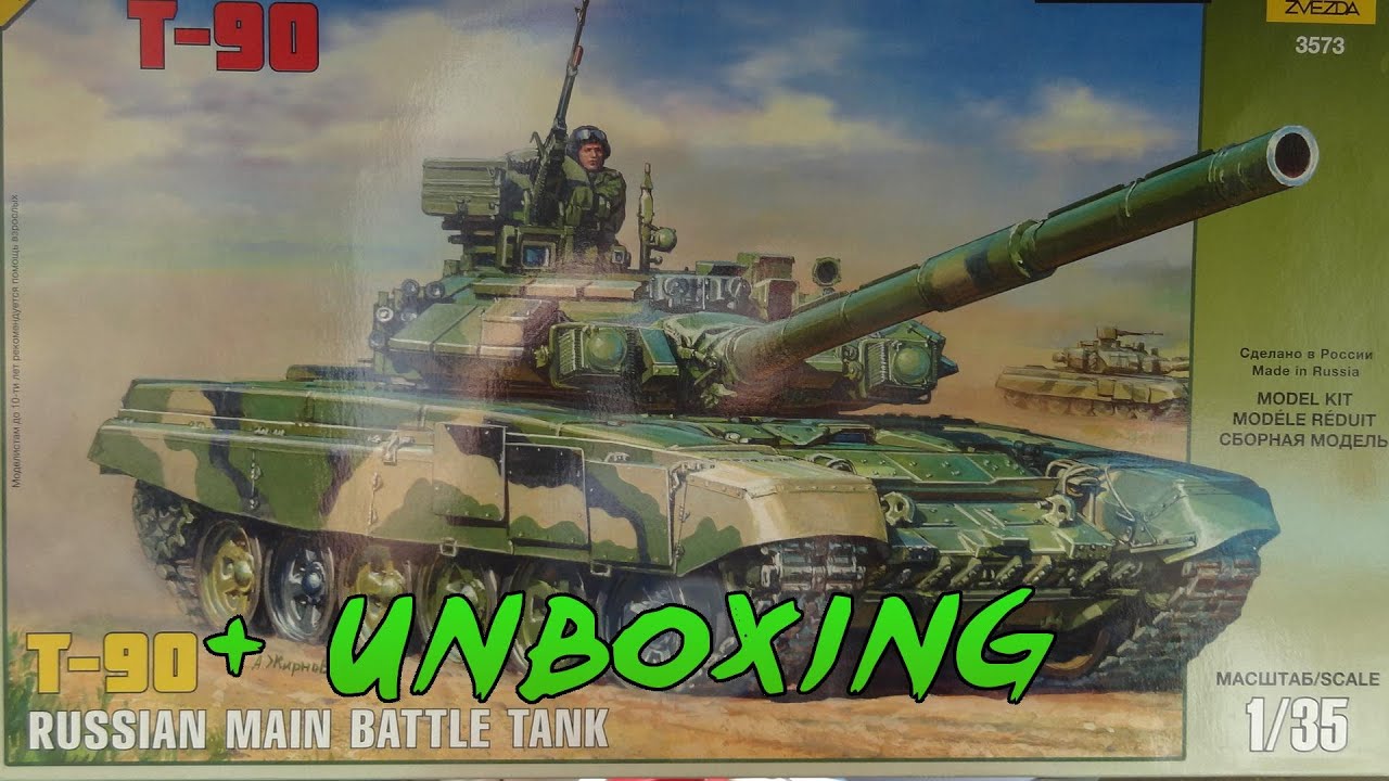 T-90 MBT (1/35 ZVEZDA KIT) - YouTube