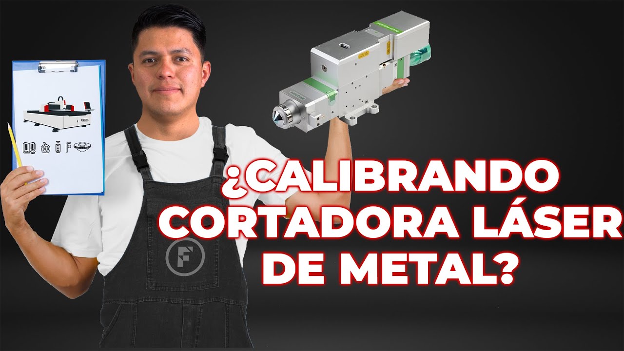 Calibración de máquina láser para cortar metal - YouTube