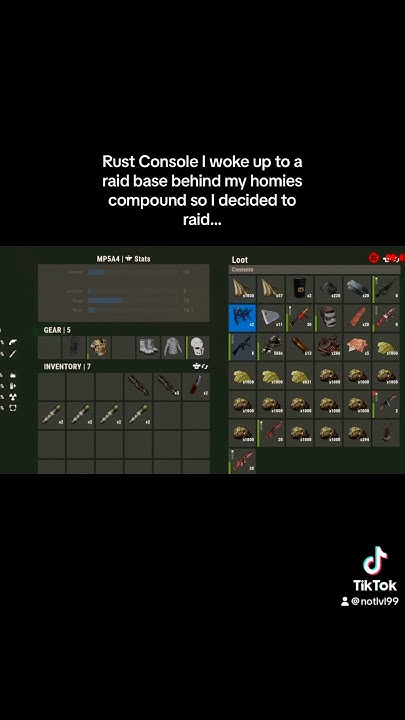 Rust Console I found a loaded raid base behind my friends compound…# ...