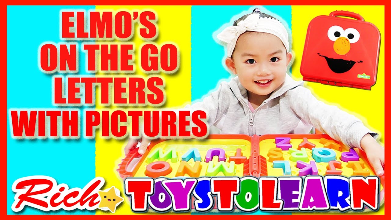 SESAME STREET ELMO ON THE GO LETTERS ALPHABET, ABC, ABCD, ABCS ...
