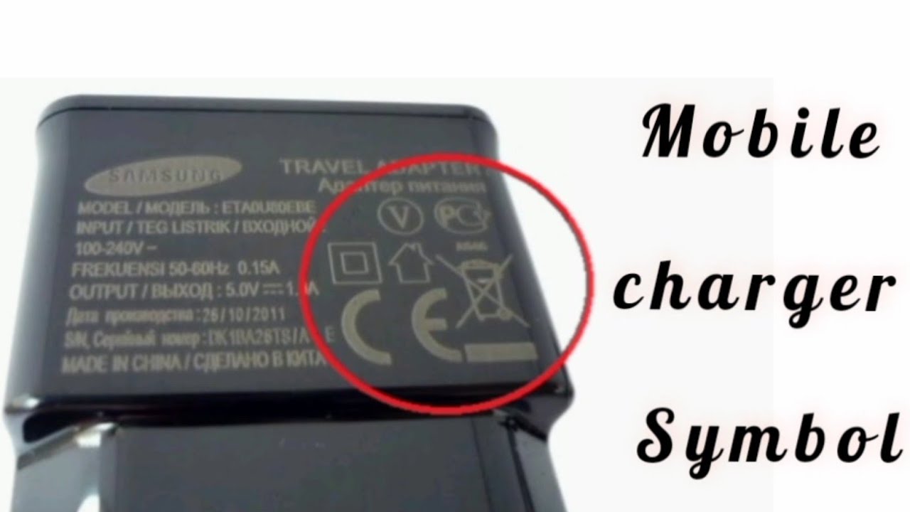 Mobile charger Symbol meaning #facts - YouTube