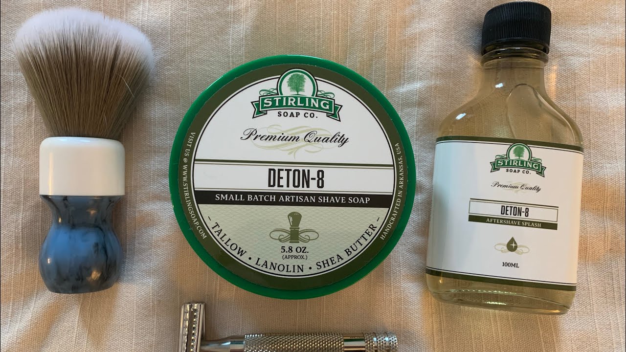 Review of Deton-8 by Stirling Soap Company (Dupe of SpiceBomb by Viktor ...