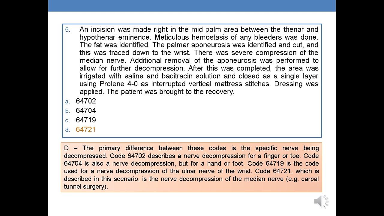 Mock questions from cpc exam - YouTube