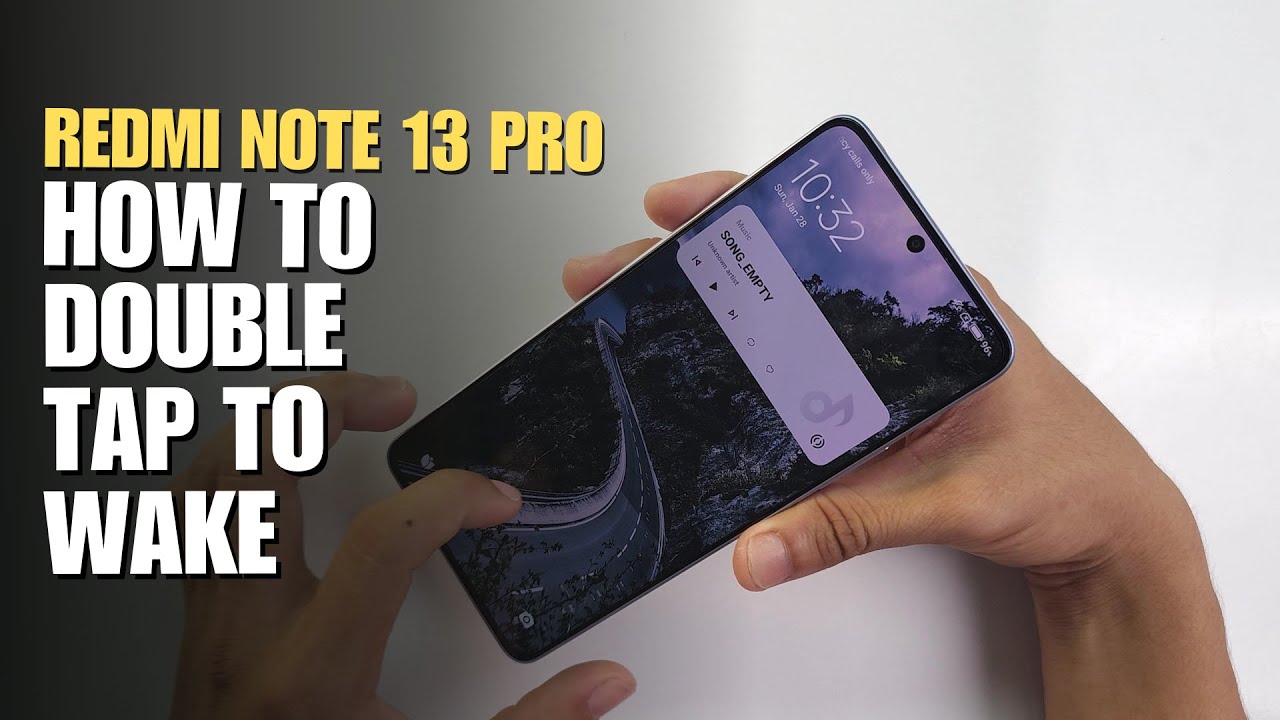 How to double tap to screen On and Off Redmi Note 13 Pro - YouTube