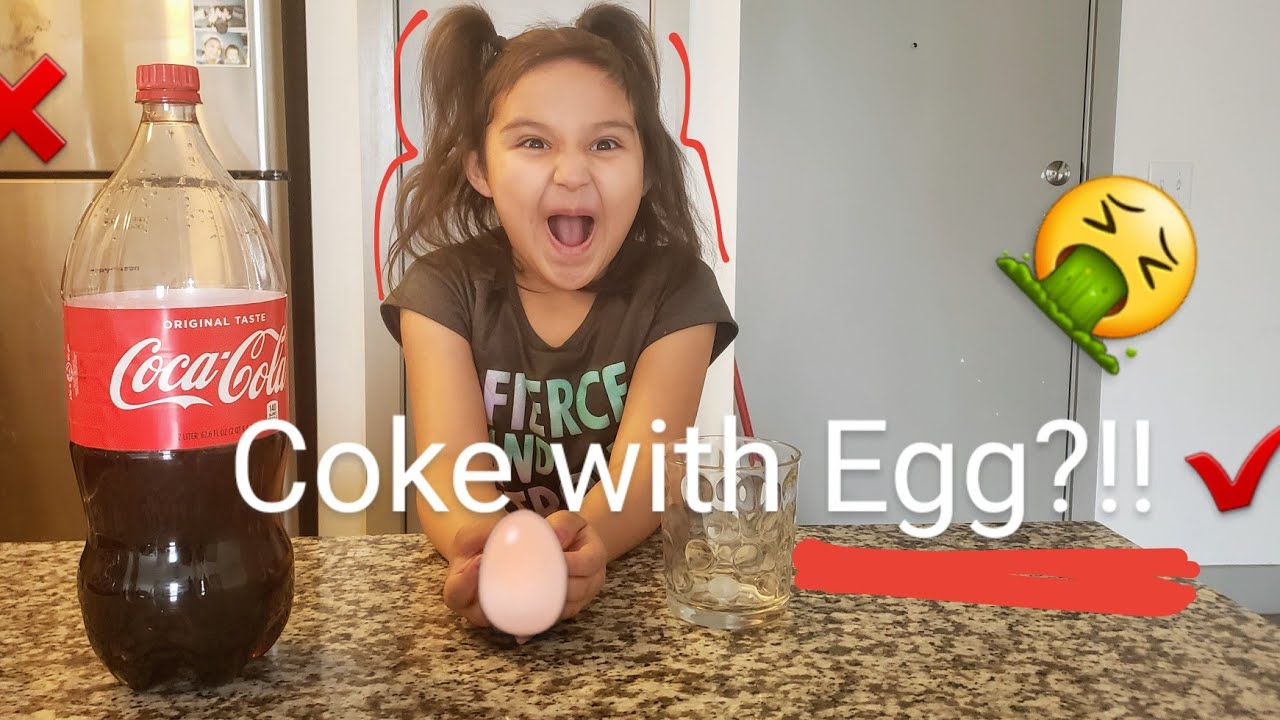 DRINKING COKE WITH EGG?! D: - YouTube