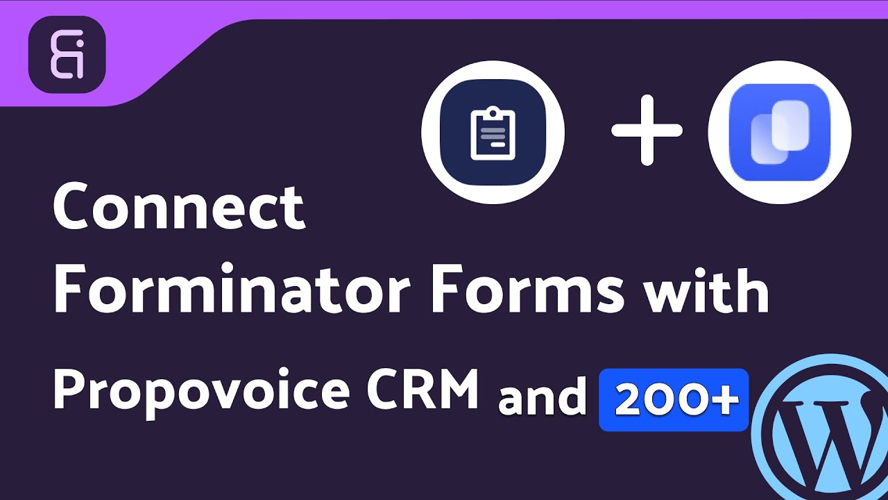 Free Integrating Forminator Forms With Propovoice Crm Step By Step Tutorial Bit