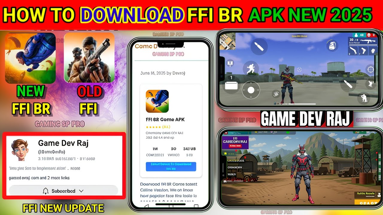 FFI BR Download Link | How to Download FFI Battle Royale 2025 (Official ...