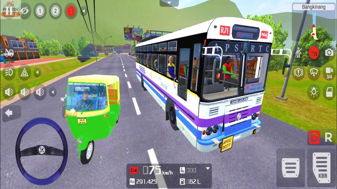 APSRTC Bus Driving in Bus Simulator Indonesia - #77 Android Gameplay ...