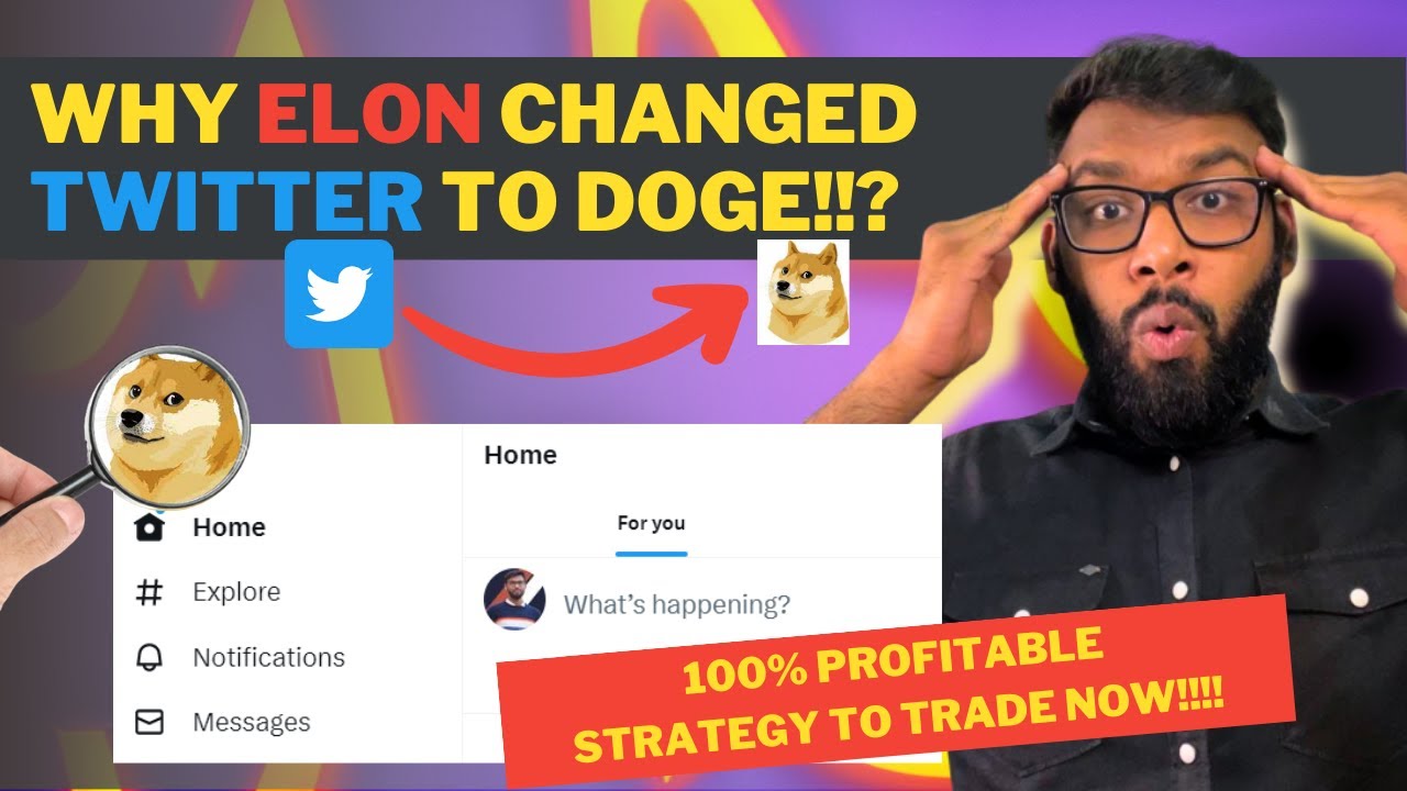 🚨 Use this STRATEGY to SHORT DOGE | Why Elon Changed Twitter Logo with ...