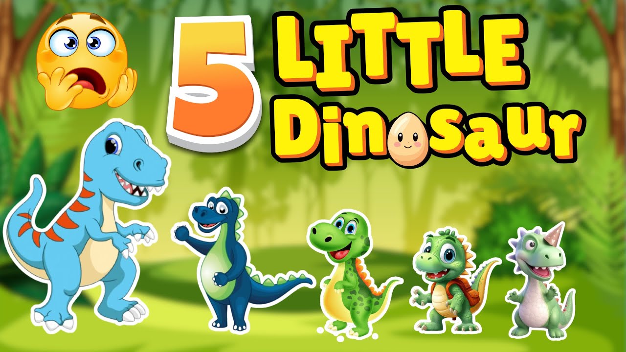 Five Little Dinosaurs | Nursery Rhymes & Kids Songs - YouTube Music