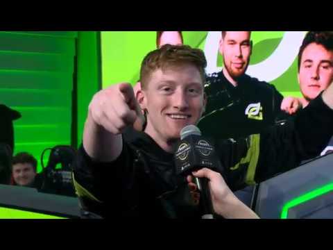Optic Scump FUNNY MOMENT at CWL Pro League - YouTube
