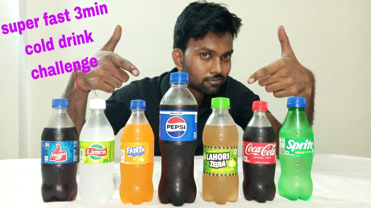 super fast 3min cold drink challenge//#foodchallenge # - YouTube