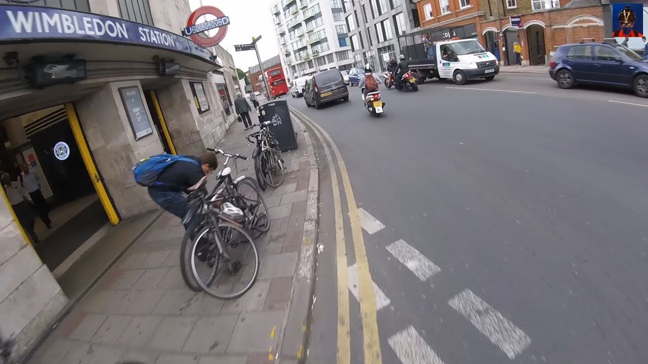 Trike on Bike Collision - South Wimbledon - YouTube