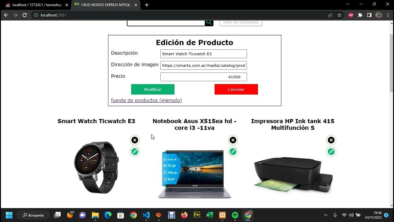 Crud Nodejs Express Mysql Primera Parte Youtube