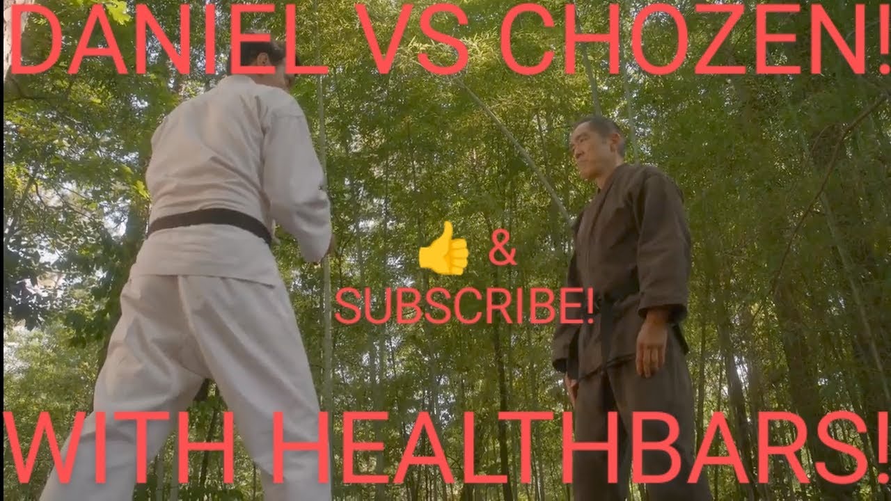 Daniel VS Chozen! (Round 4/5 With HealthBars!) - Cobra Kai (S3E5 ...