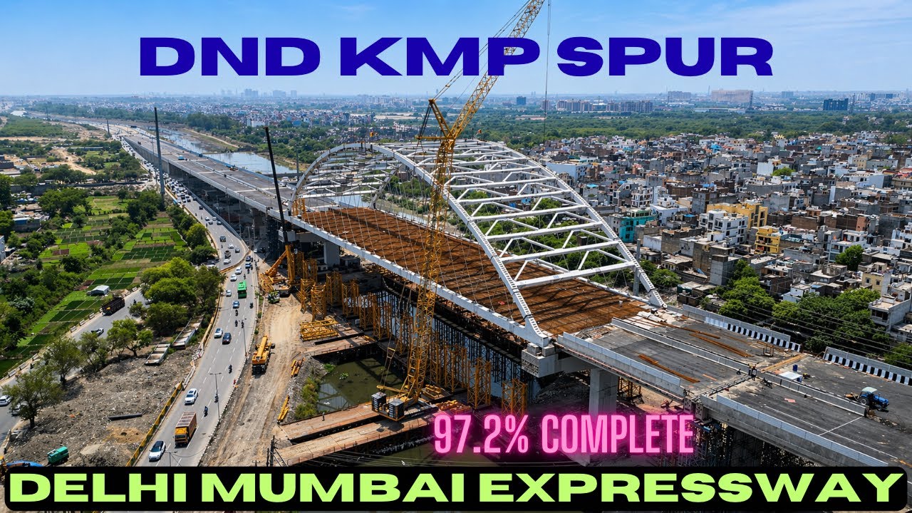 DND KMP Expressway Spur | Delhi Mumbai Expressway | DND KMP Package 1 ...